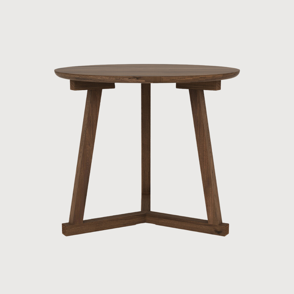 Walnut Tripod side table | Re-loved